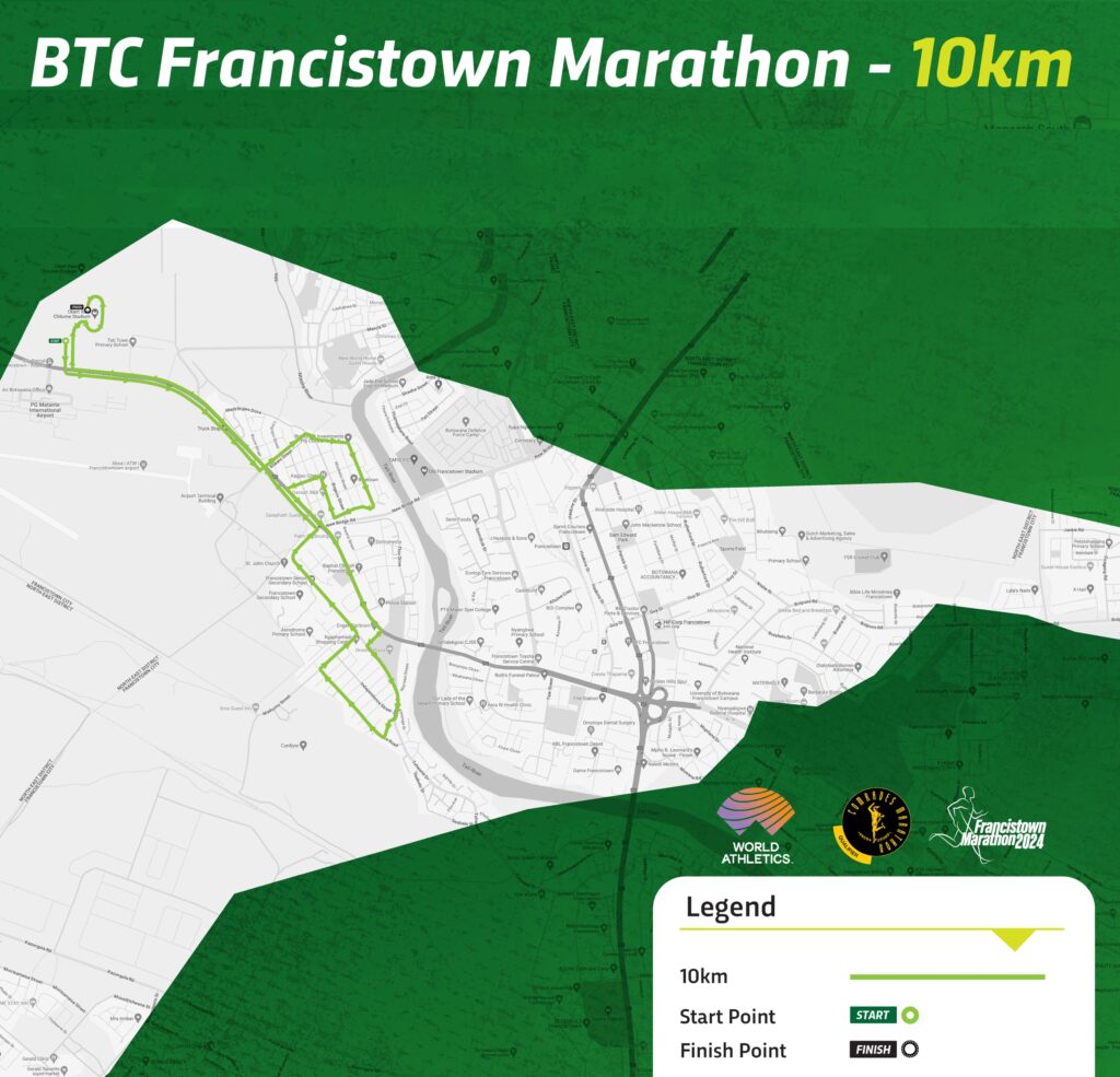 Route Maps - BTC Francistown Marathon