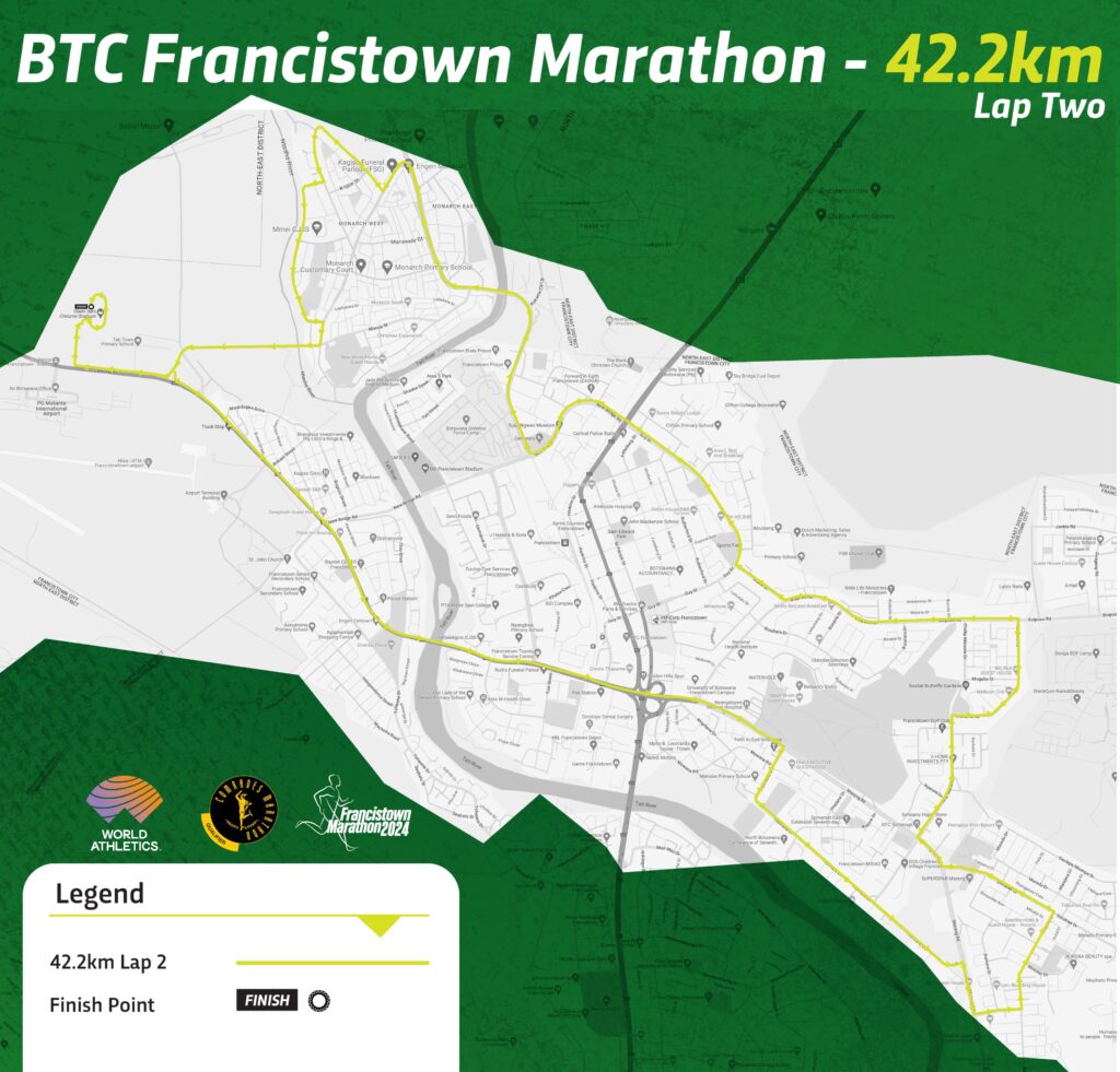Route Maps - BTC Francistown Marathon